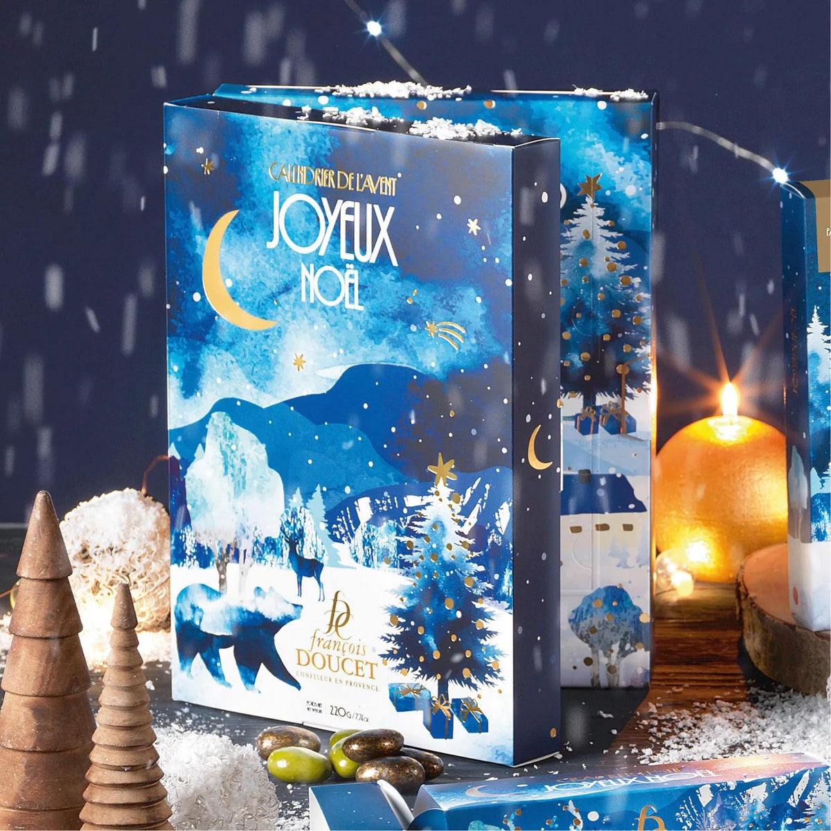 Calendrier de l'avent 2024, assortiment de confiseries - François Douc