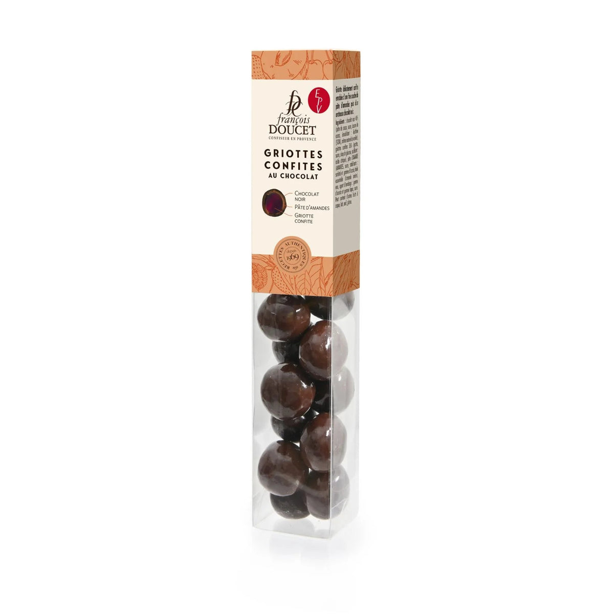Griottes Confites au Chocolat 90g – François Doucet – Le Coin des ...